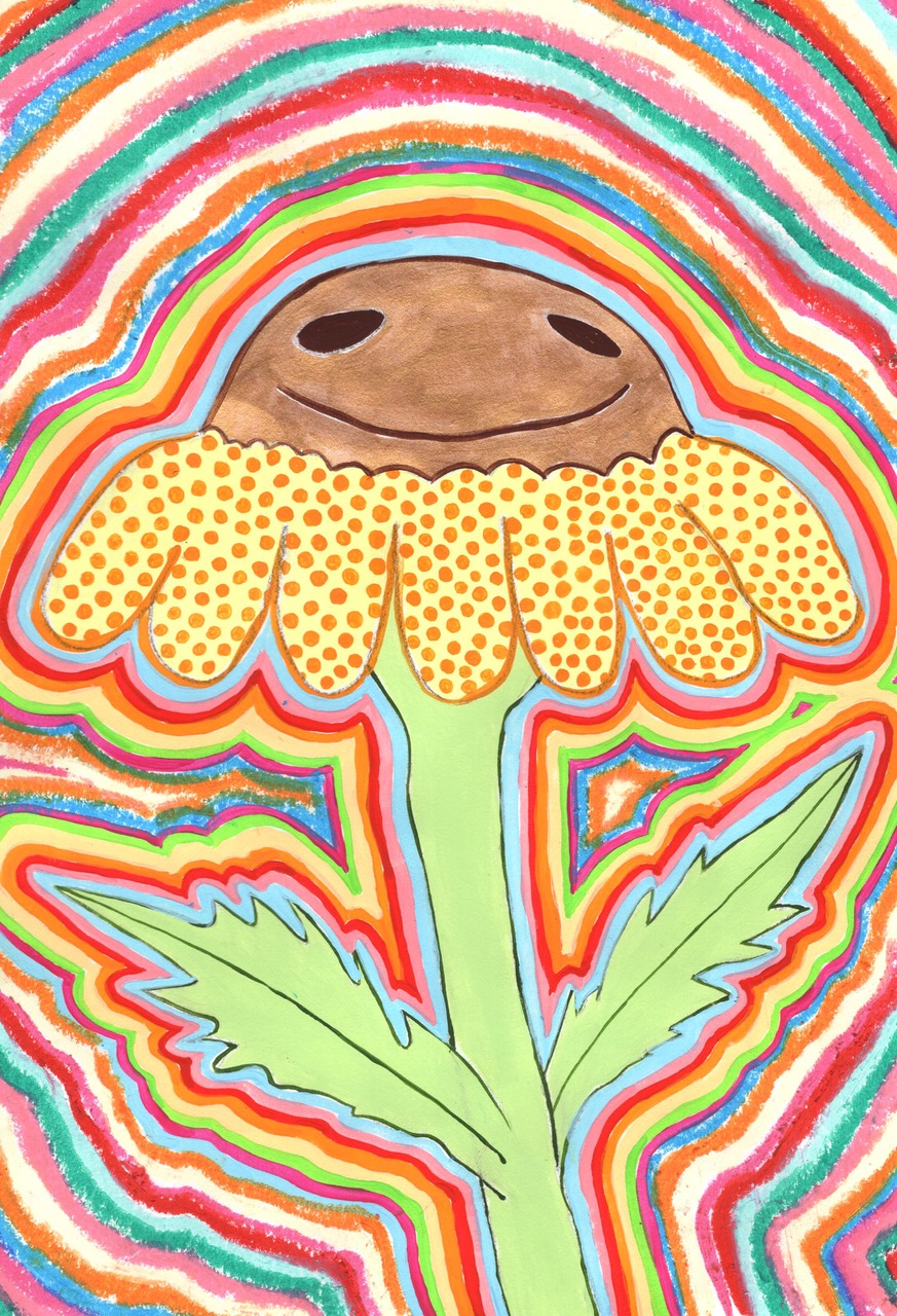 Fluro Flower | Digital Print A3 - Fremantle Arts Centre eCommerce
