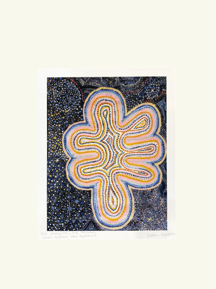 Juluwarlu Giclee Print - Our Malyarri, The Pleiades Seven Sisters Star ...